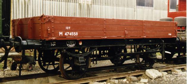 Bluebell Railway Wagons - LMS drop-side 474558